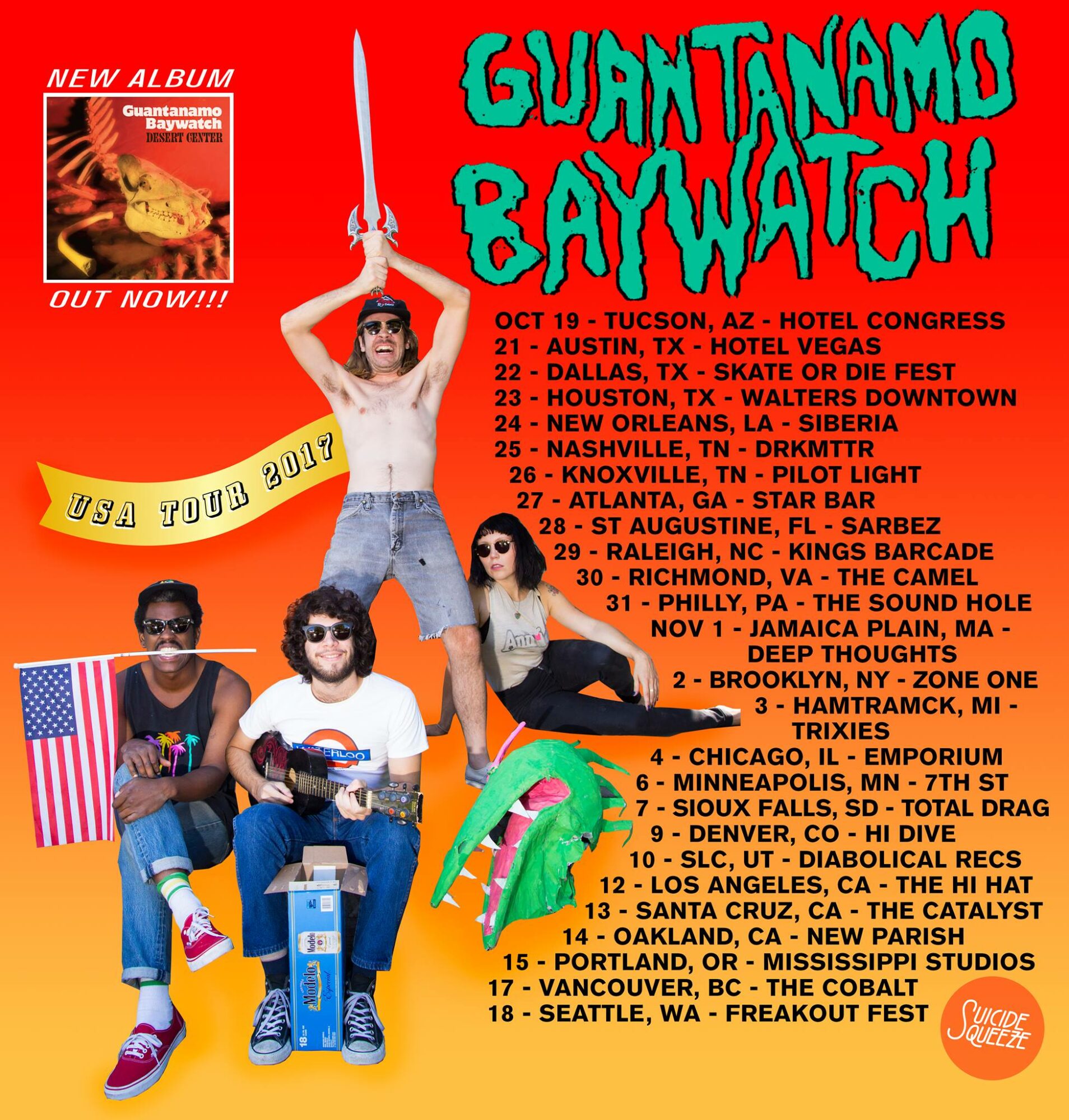 Guantanamo Baywatch Announce US Tour, Celebrate with a Giveaway ...